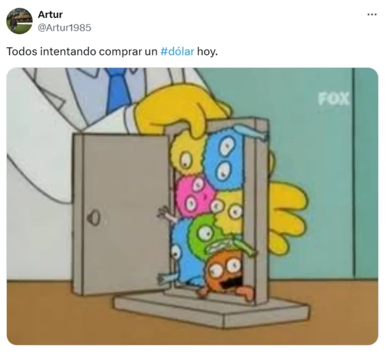 Dólar sin cepo: memes sobre la medida de Javier Milei