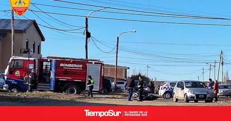 Un Motociclista Herido Tras Chocar Con Un Auto 3661